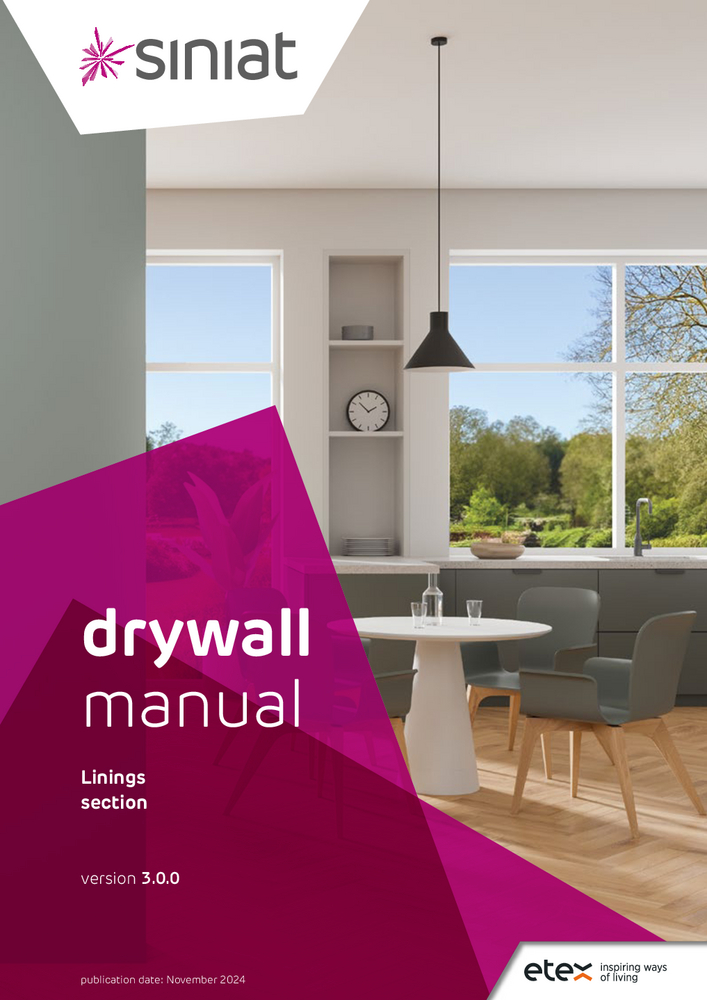 Plasterboard systems for partitions, ceilings and wall linings - Siniat