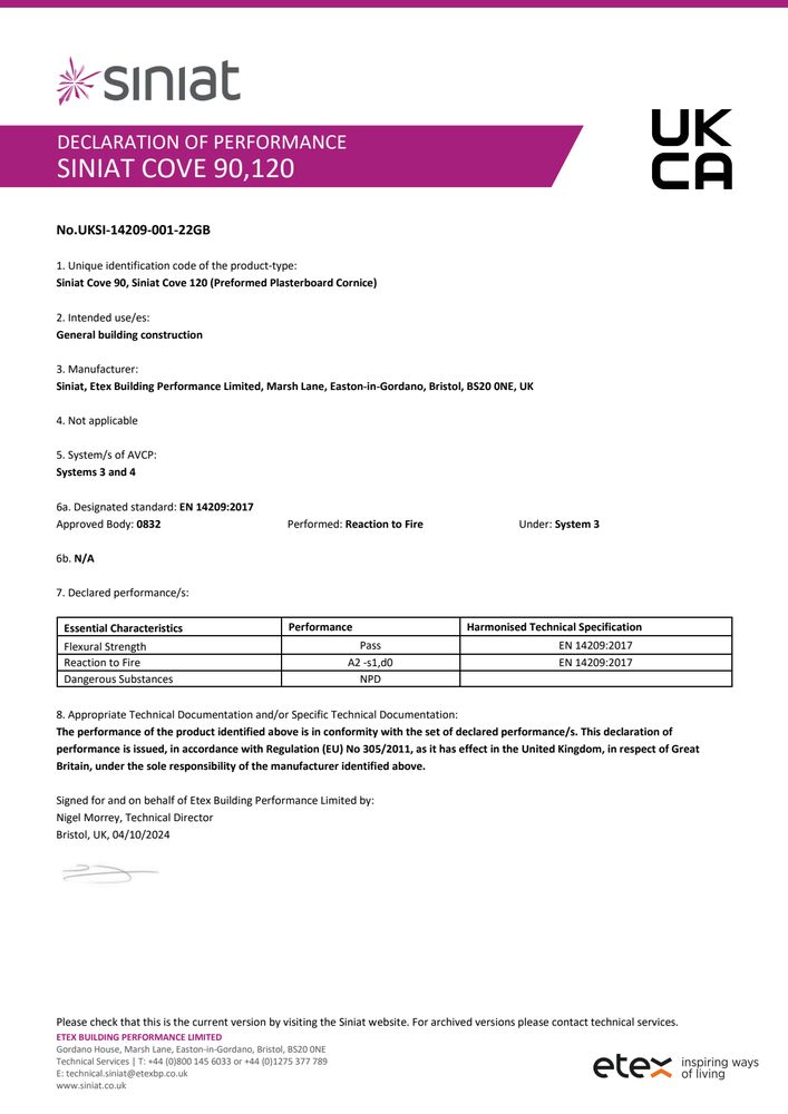 Documentation - Siniat